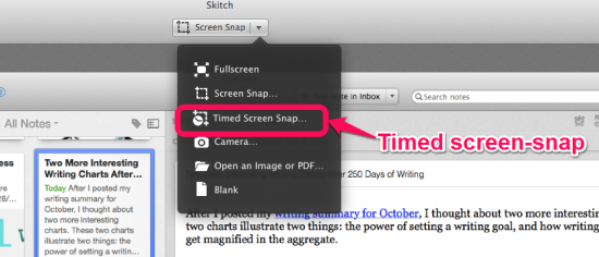 Going Paperless Quick Tip: Timed Screen Captures Using Skitch for Mac ...