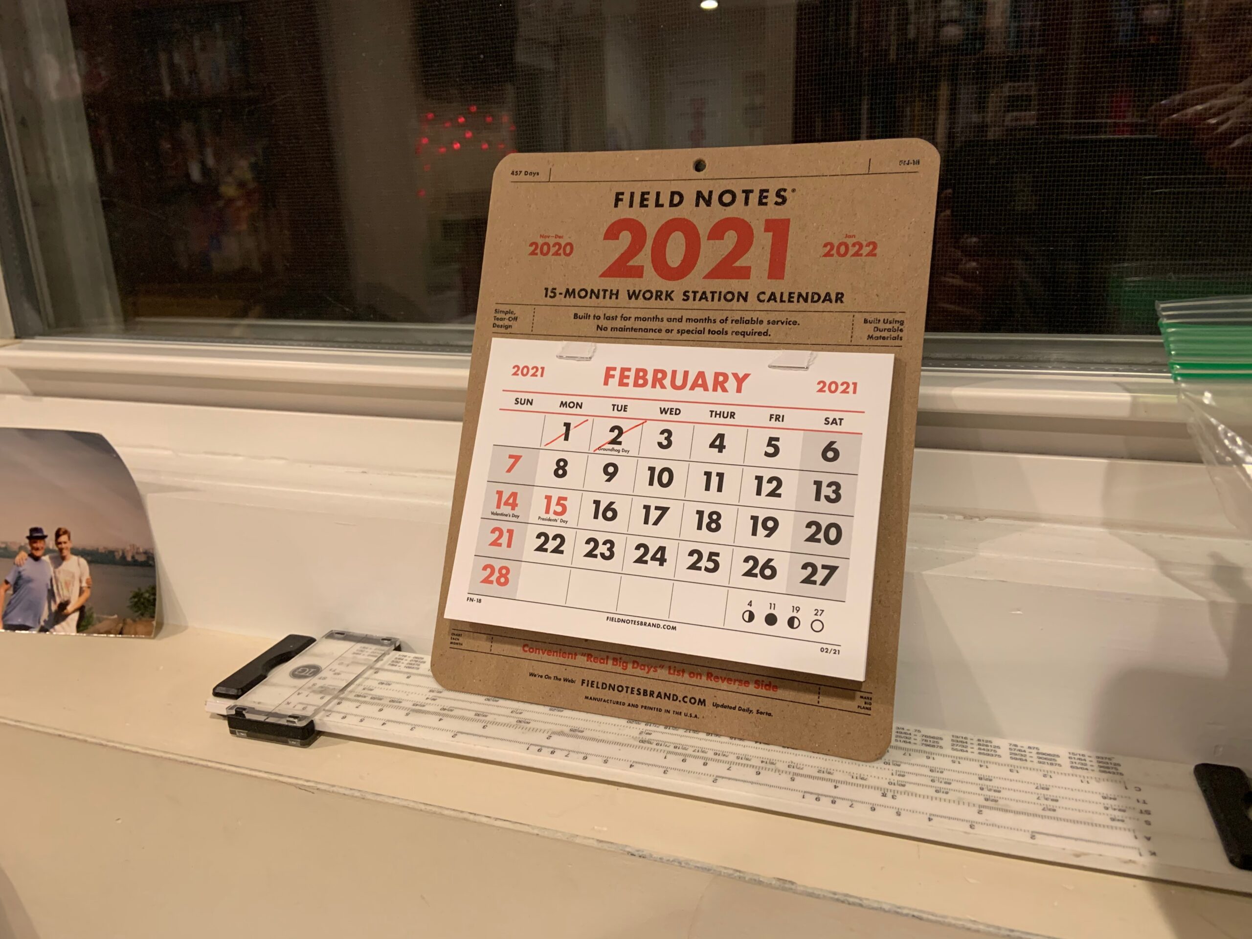 Field Notes 2021 Work Station Calendar – Jamie Todd Rubin